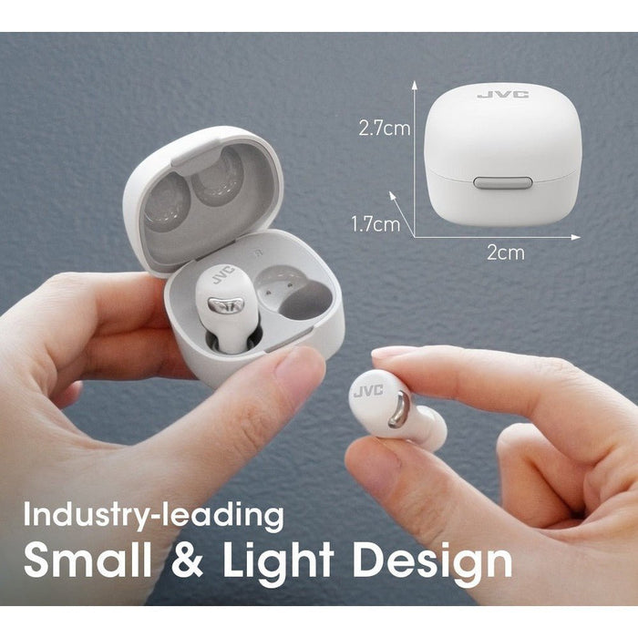 JVC New Compact Active Noise Canceling Tiny True Wireless Earbuds in JVCSHOP USA